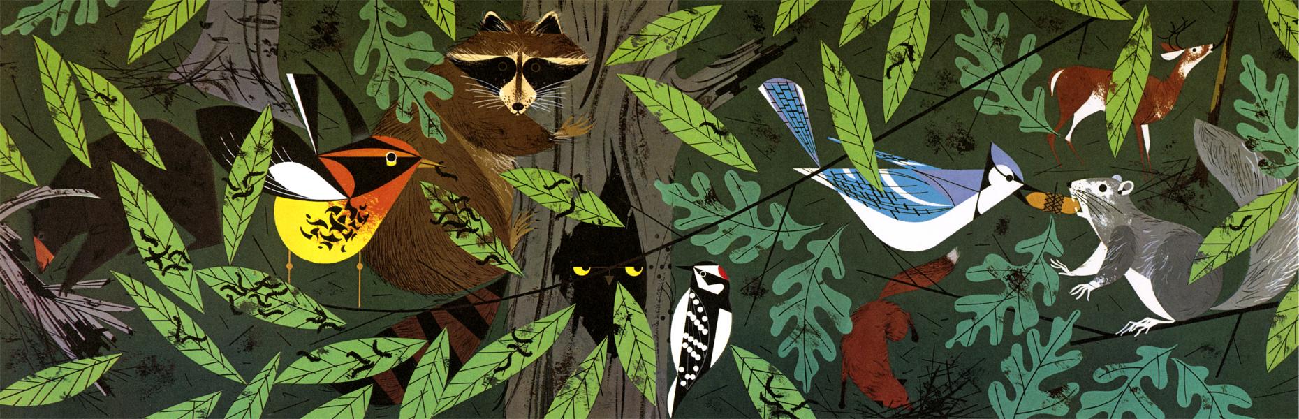 Forest Friends Limited Edition Giclee - The Charley Harper Gallery