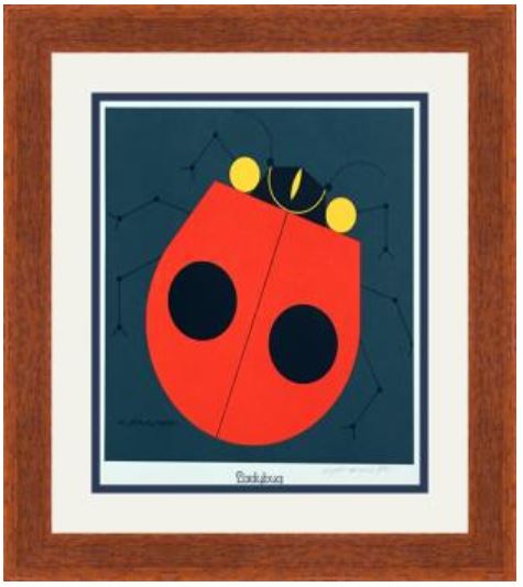 Ladybug – Hand Signed Print - The Charley Harper Gallery