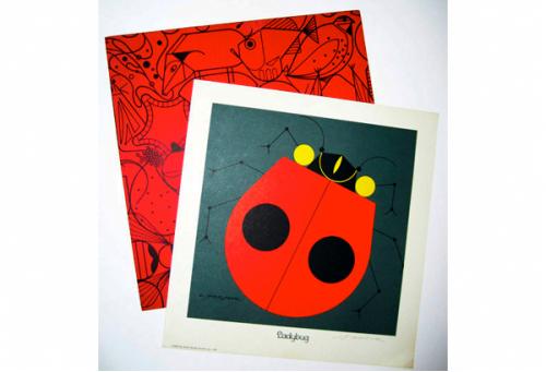 Ladybug Lithograph - The Charley Harper Gallery