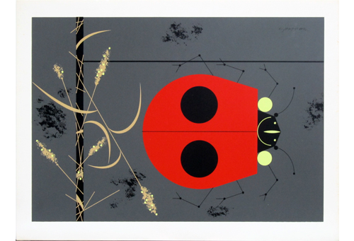 Ladybug Serigraph - The Charley Harper Gallery