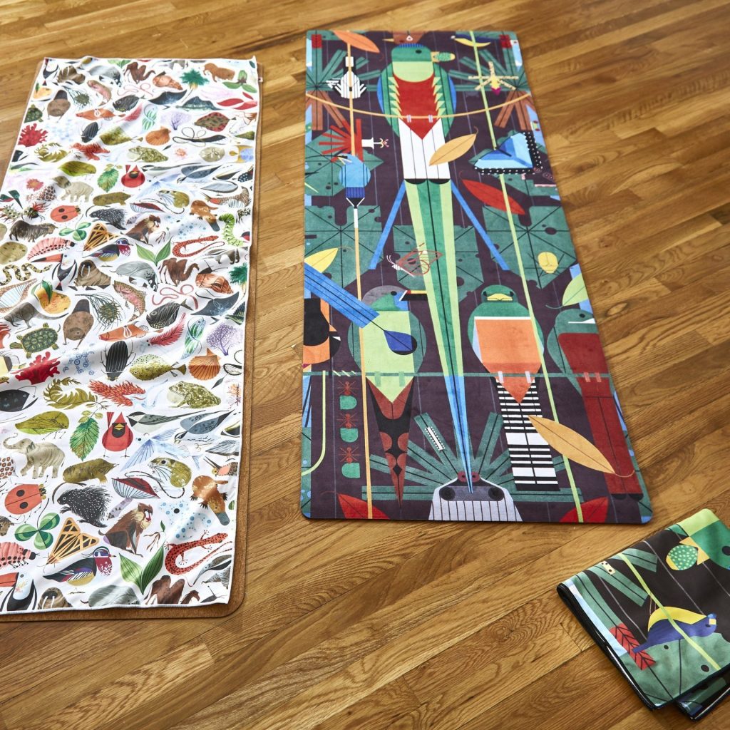 Tree of Life Yoga Towel - The Charley Harper Gallery