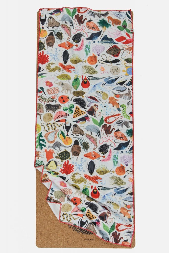 Tree of Life Yoga Towel - The Charley Harper Gallery