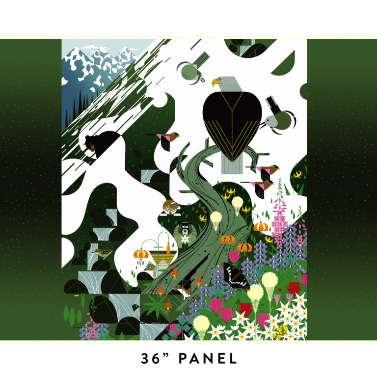 Alpine Northwest Collection – Western Weasels - The Charley Harper Gallery