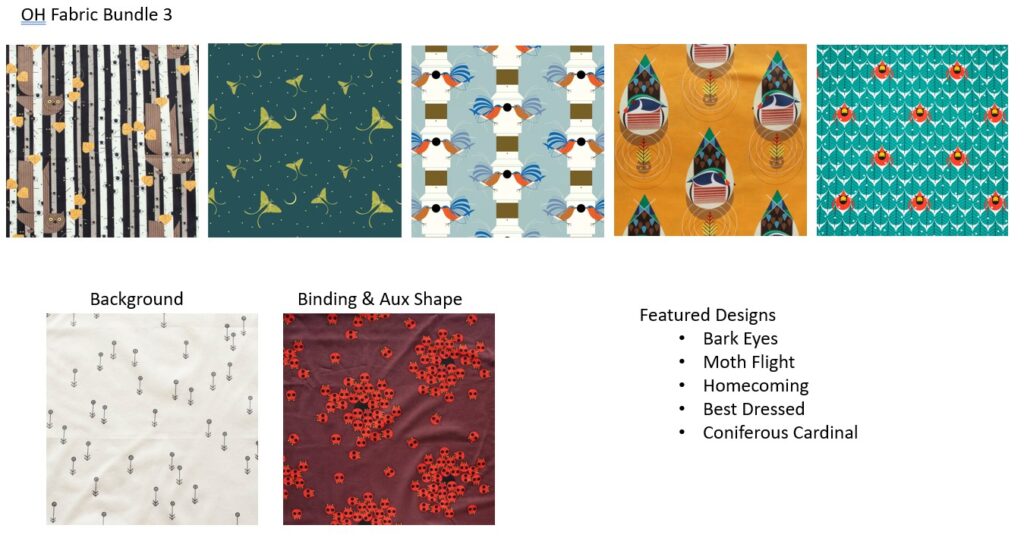 Ohio State Quilt Pattern (and optional fabric bundles) - The Charley ...